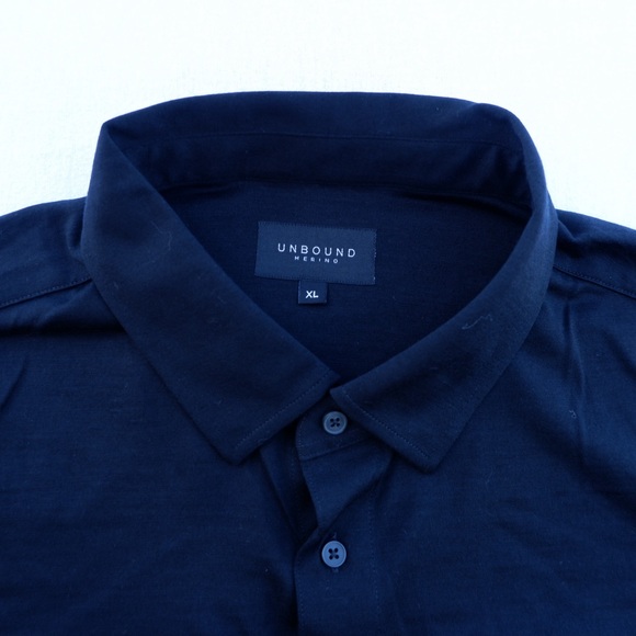 Unbound Merino | Shirts | Unbound Merino Mens Button Up Size Xl Black 0 ...